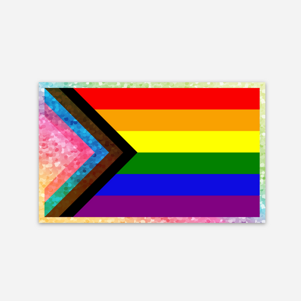 Progress Pride Flag – Discovery Stickers